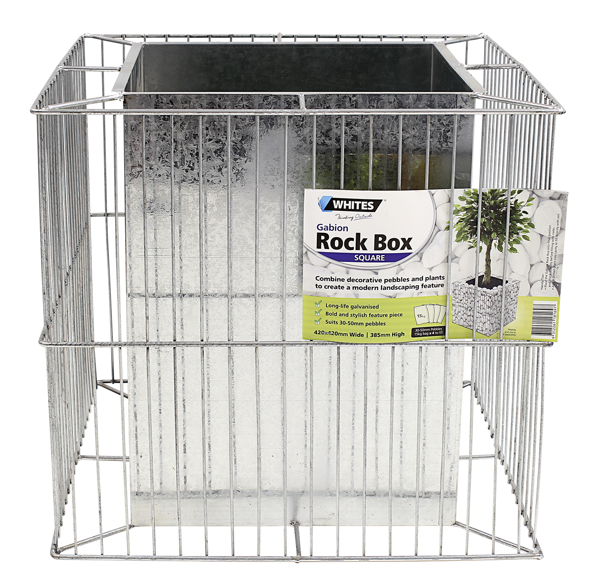 Aust only: Gabion Rock Box - Square