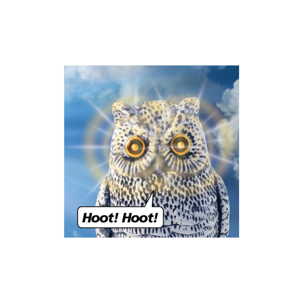 Pest Deterrents: Motion Sensor Owl